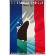 Vintage travel poster of the Transatlantic General Company