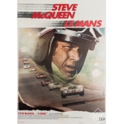 Vintage poster Steve McQueen - Le Mans by Ferracci 1971