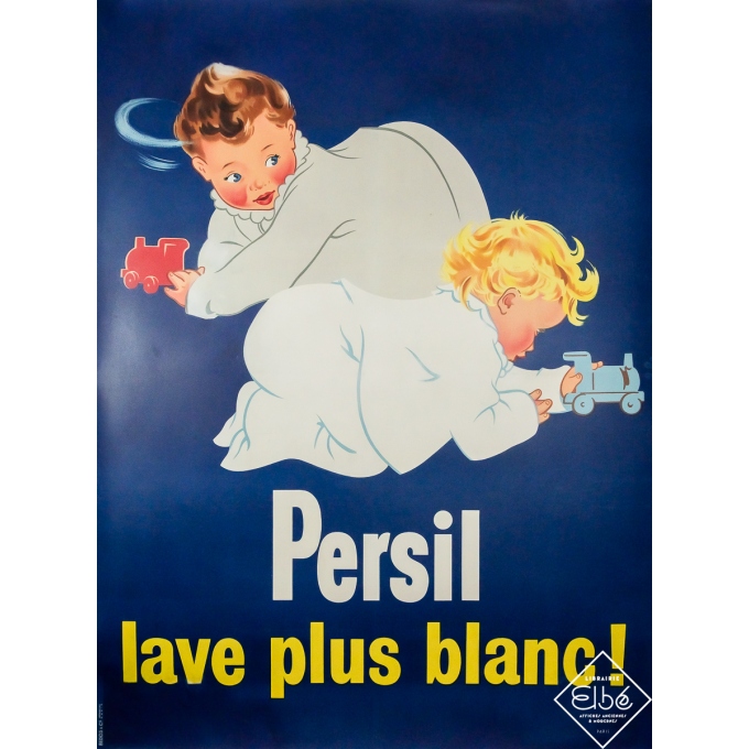 Vintage poster Publicité Persil lessive Circa 1950